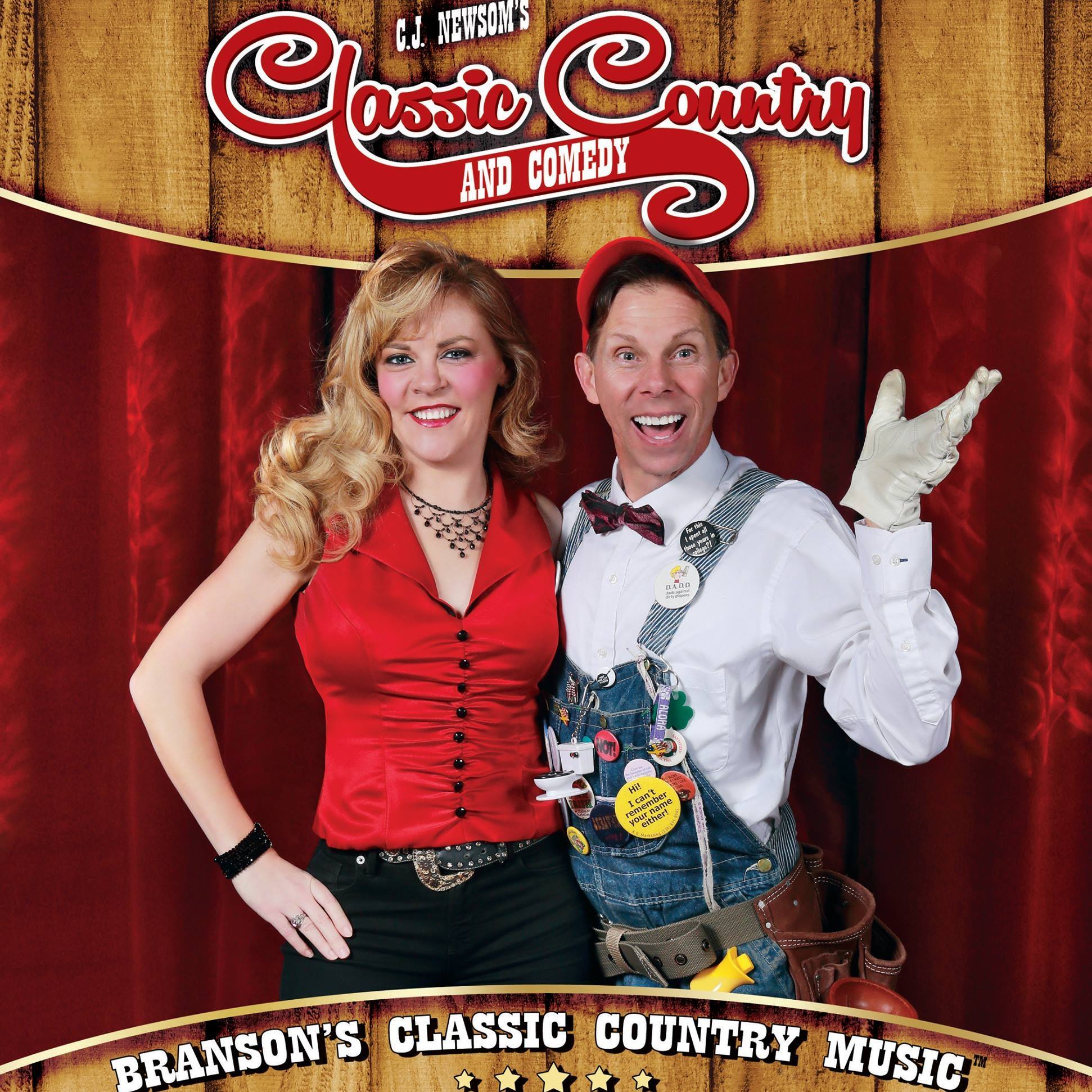 CJ Newsom's Classic Country & Comedy - Branson Ticket & Travel